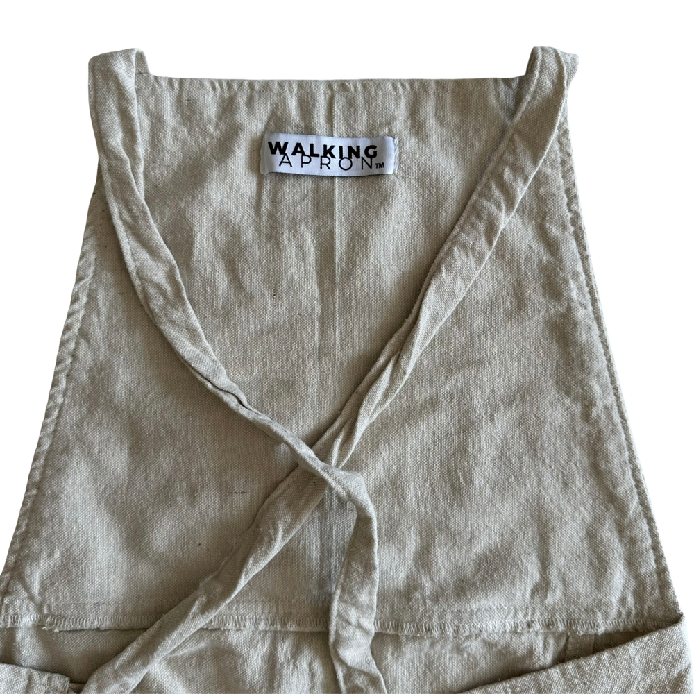 Split Leg Pottery Apron Natural | Apron for Potters & Makers | Walking ...