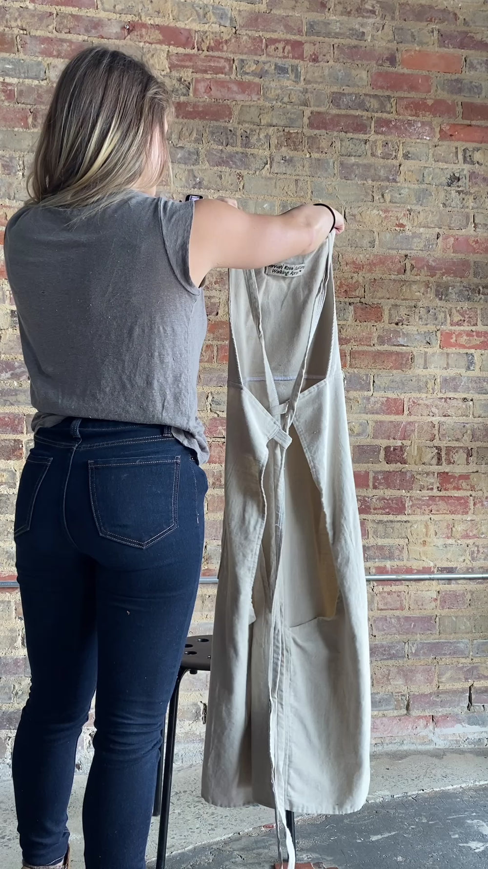 Innovative Split Aprons Designed for Potters & Makers | Walking Apron